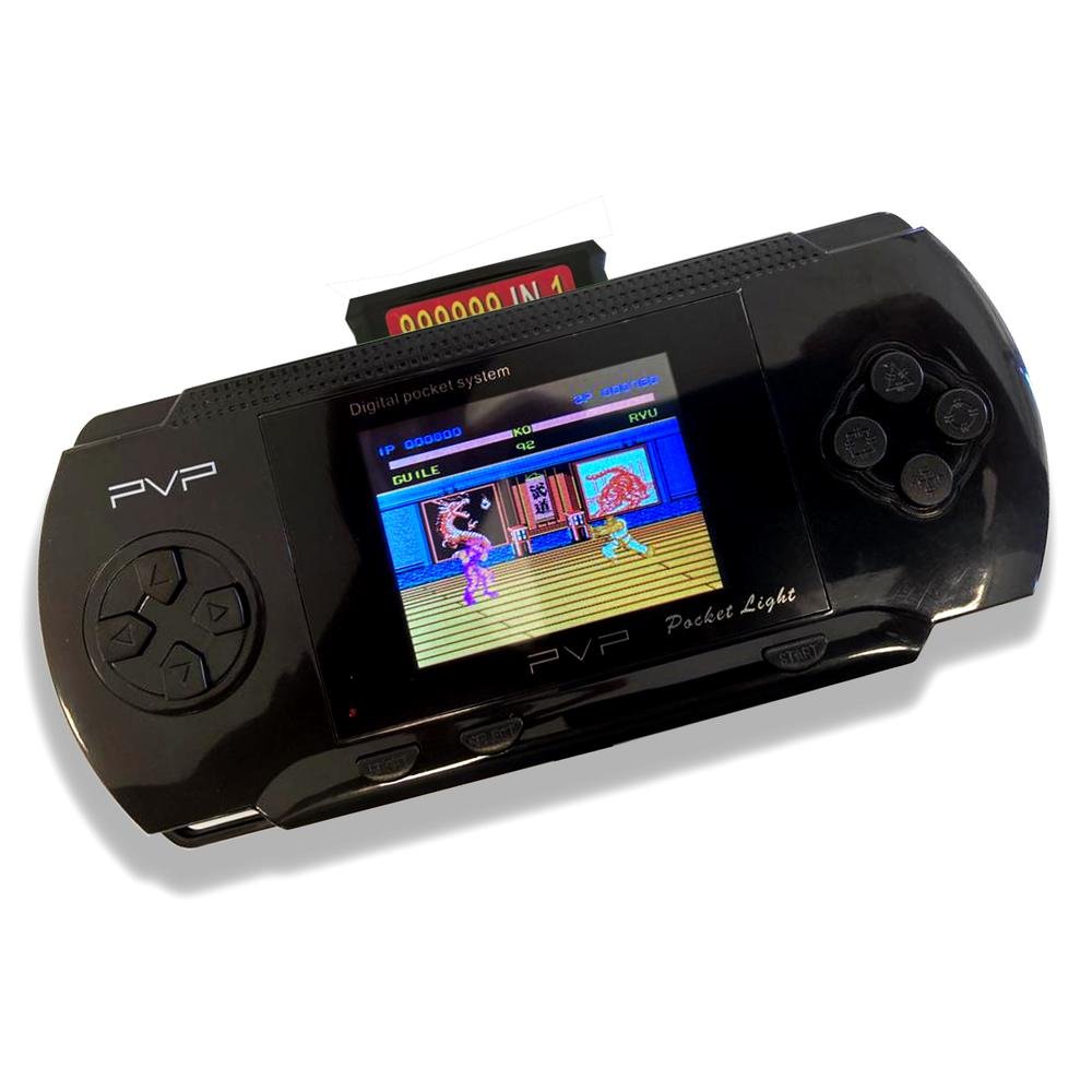 Mini Vídeo Game Portátil Tipo Psp 8bit Preto Jogos Classicos