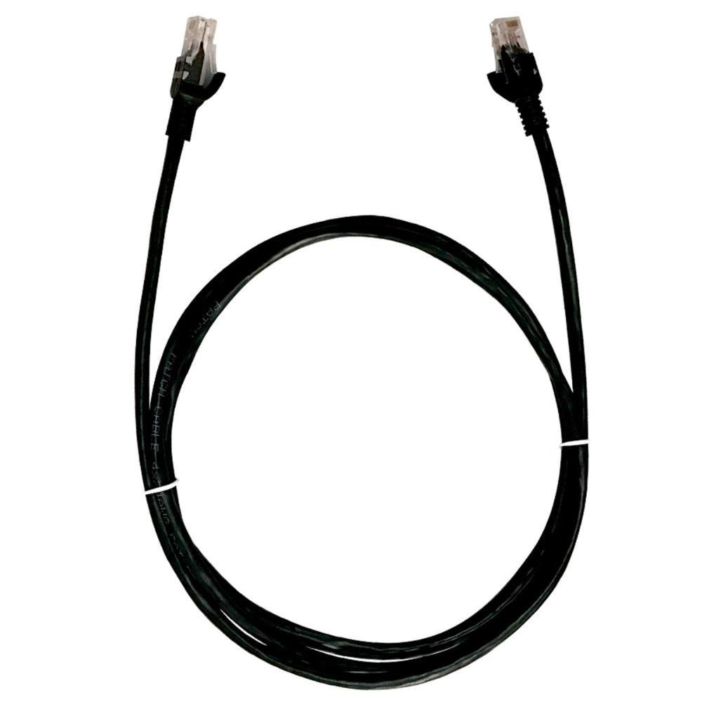 Cabo De Rede Utp Patch Cord Rj45 Cat 5e 1 5 Metro Preto Cy pc1 5m