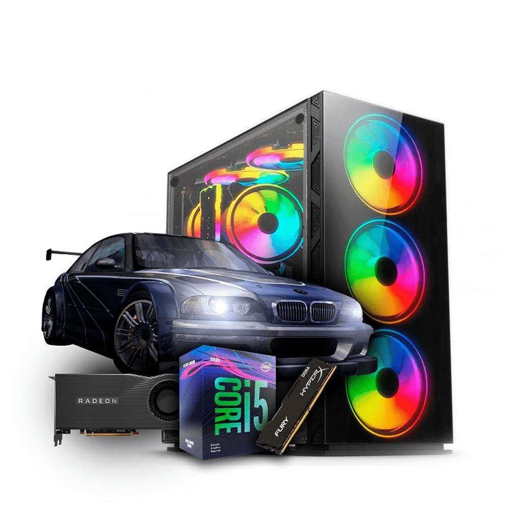 Pc Gamer Core I5 3.2ghz 8gb 1tb Rx 570 4gb C/ Kit! - Escorrega o Preço
