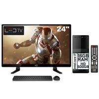 Computador Completo Monitor Tv Led 24 Intel Core