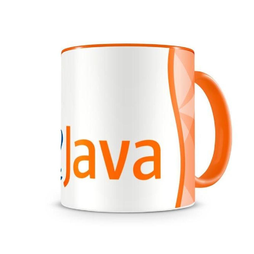 Caneca Linguagem Java Color Laranja