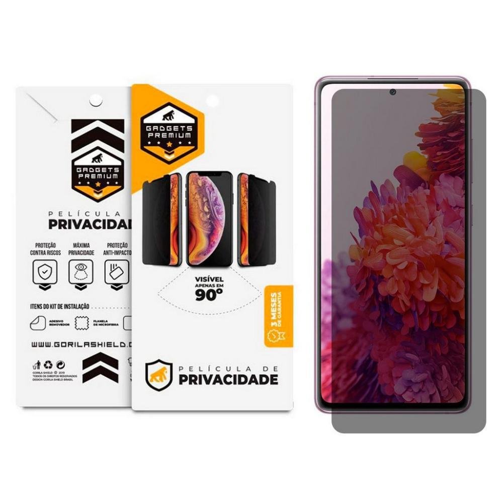 Película Protetora Vidro 3d Privacidade Para Samsung Galaxy S20 Fe Ultra S8 S9 S10 Note 8 9 10 ...