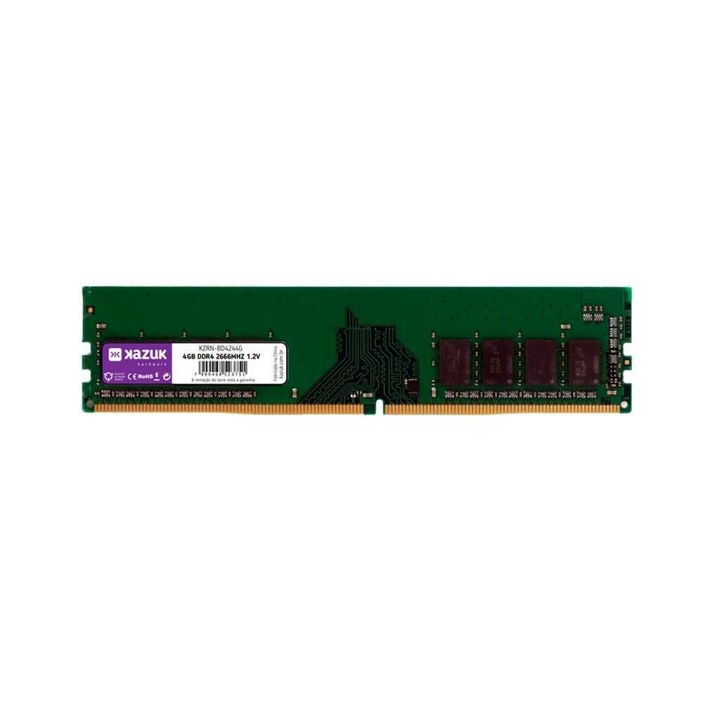 Memória RAM Kazuk Desktop 4GB DDR4 2666MHZ | KaBuM!