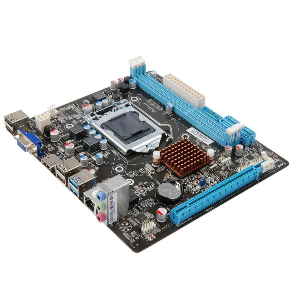 Placa Mãe Pc-tech H61 Intel LGA 1155, DDR3, HDMI, VGA, USB 3.0 | KaBuM!