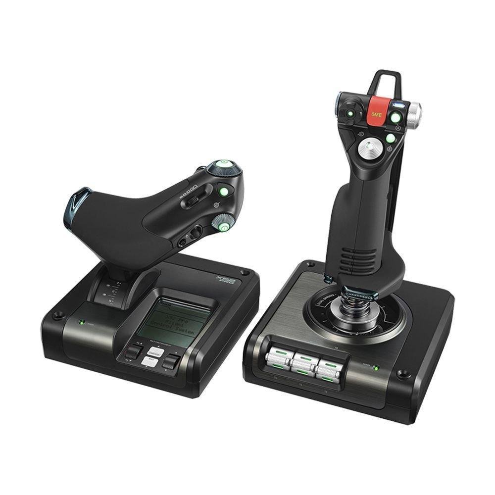 Controle Simulação Saitek Logitech Joystick Rgb X56 Hotas - Escorrega o ...