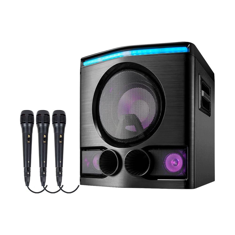 Mini System Power Box Com Bluetooth E Led Lights 300w Gms300 Gradiente ...