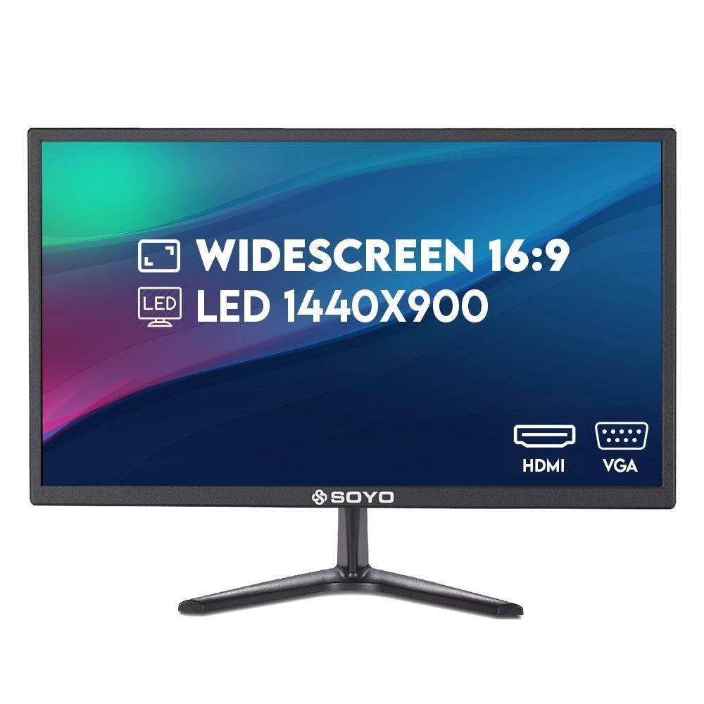 Monitor Soyo 185 polegadas 1440x900 75 Hz IPS