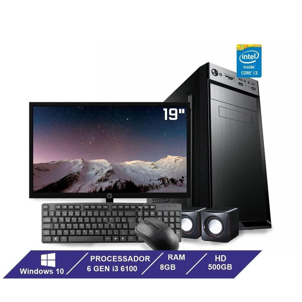 Computador Pc Cpu Flex Computer Intel Core I3