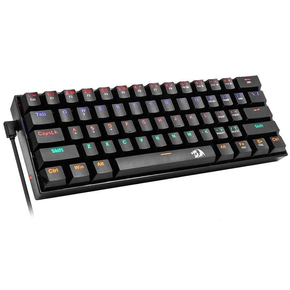 Teclado Mecânico Gamer 60 Redragon Lakshmi KaBuM Teclado Mecânico Gamer 60 Redragon Lakshmi KaBuM