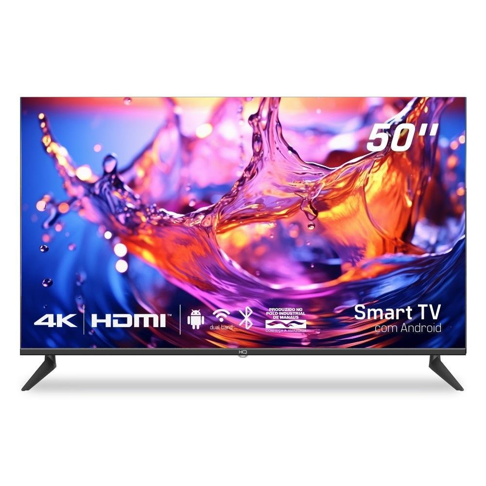 Smart TV HQ 50 Pol LED 4K Ultra HD HDMI USB