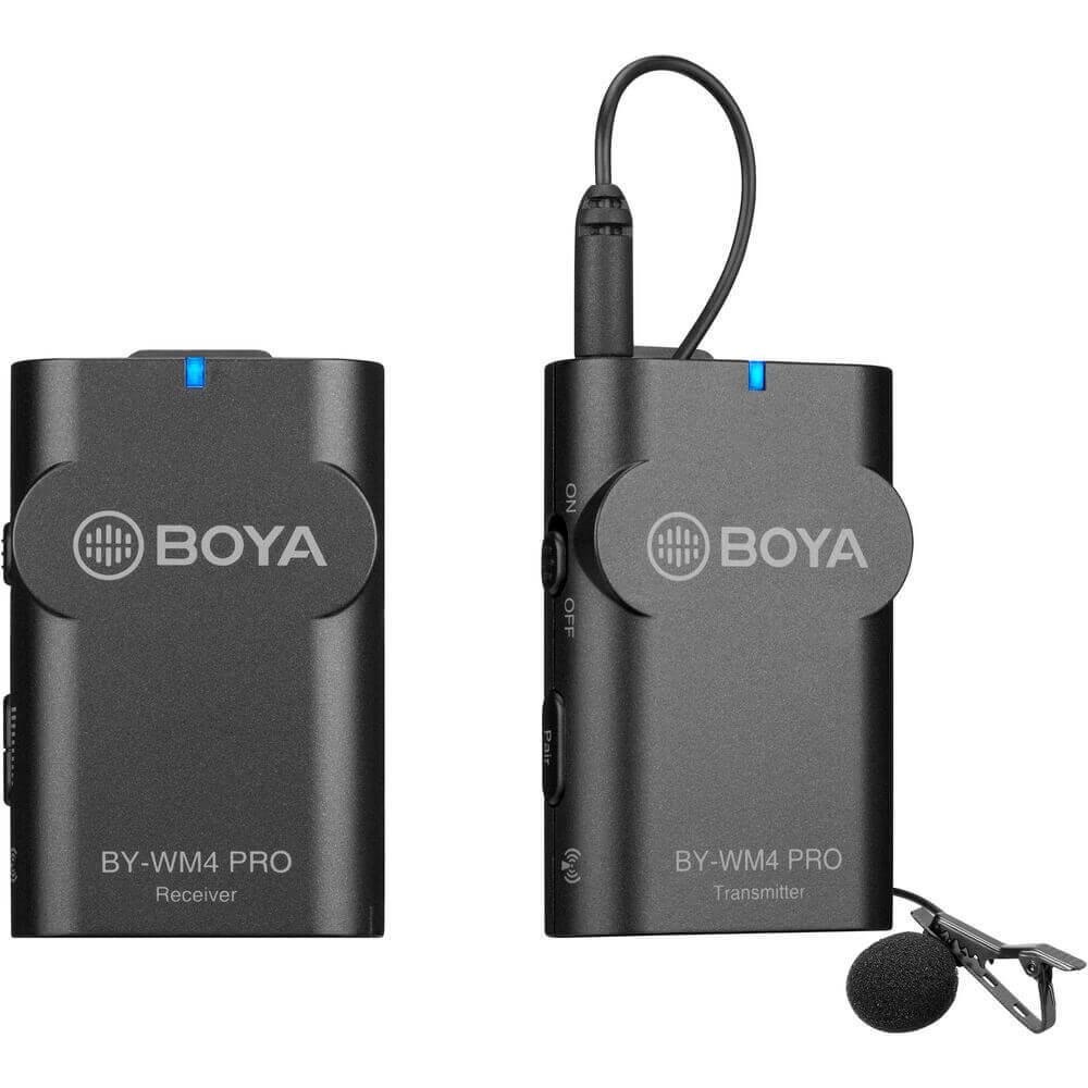 Microfone De Lapela Sem Fio Boya By-wm4 Pro | KaBuM! Microfone De Lapela Sem Fio Boya By-wm4 Pro | KaBuM!