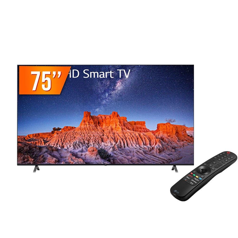 Smart Tv Led 75", Ultra HD 4k, LG, 75uq801c0sb.bwz | KaBuM!