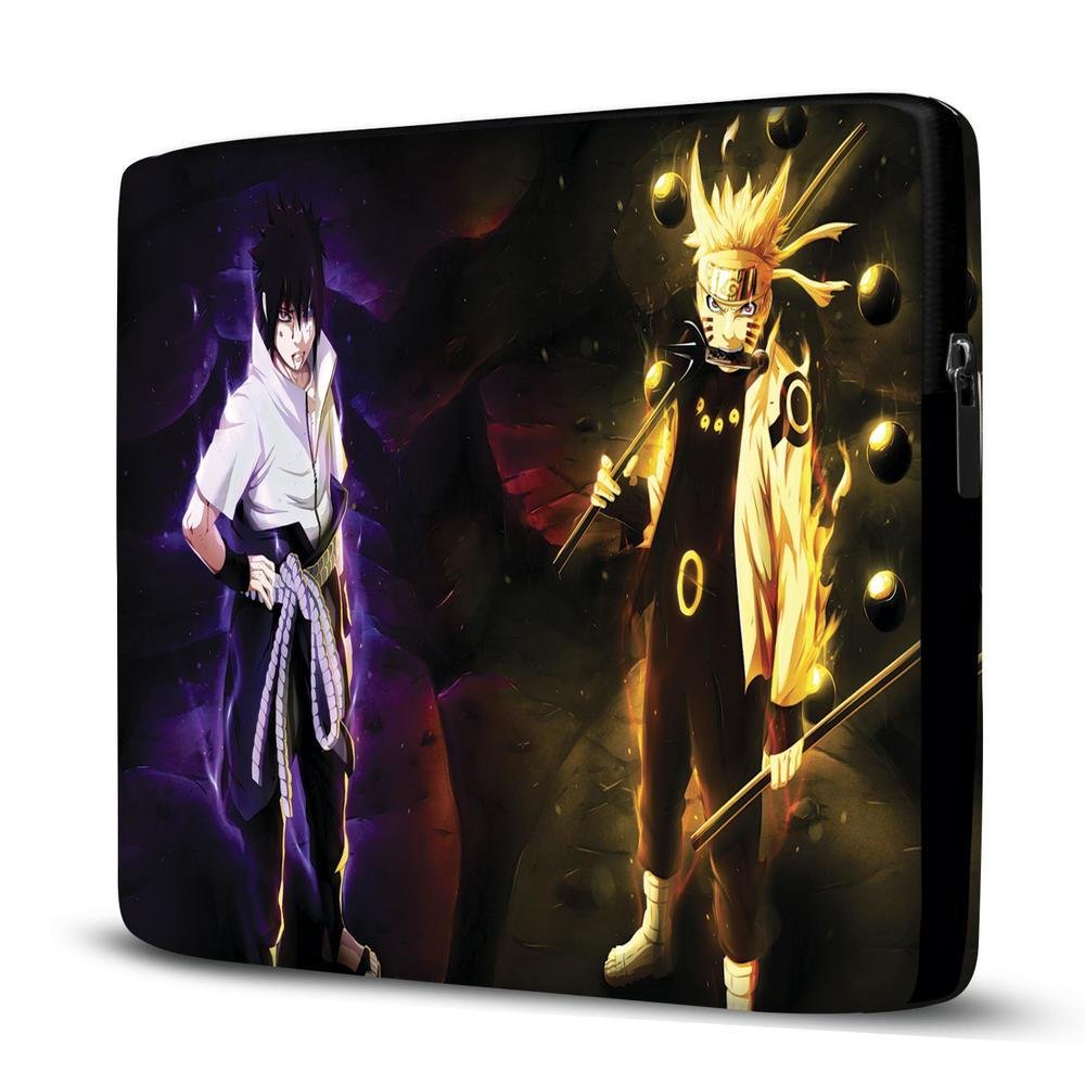 Capa Pasta Notebook 14 Naruto Sasuke KaBuM