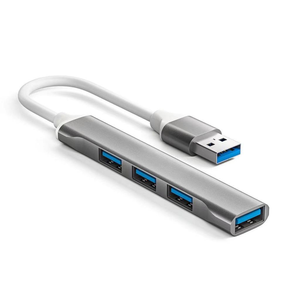 HUB Hrebos USB 30 4 Portas Extenso KaBuM