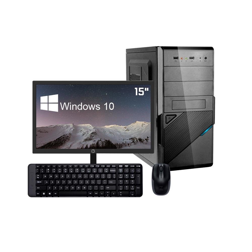 Computador Pc Flex Kit Escritorio I5 8gb Ram Ssd 480gb Com Logitech ...