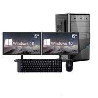 PC Flex Kit Escritório I5 2 Monitores 15 KaBuM