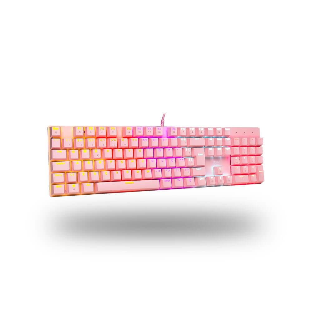 Teclado Mecânico Rosa Orion Essential KaBuM