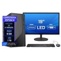 Computador Fácil Completo Intel Core I3 8GB KaBuM