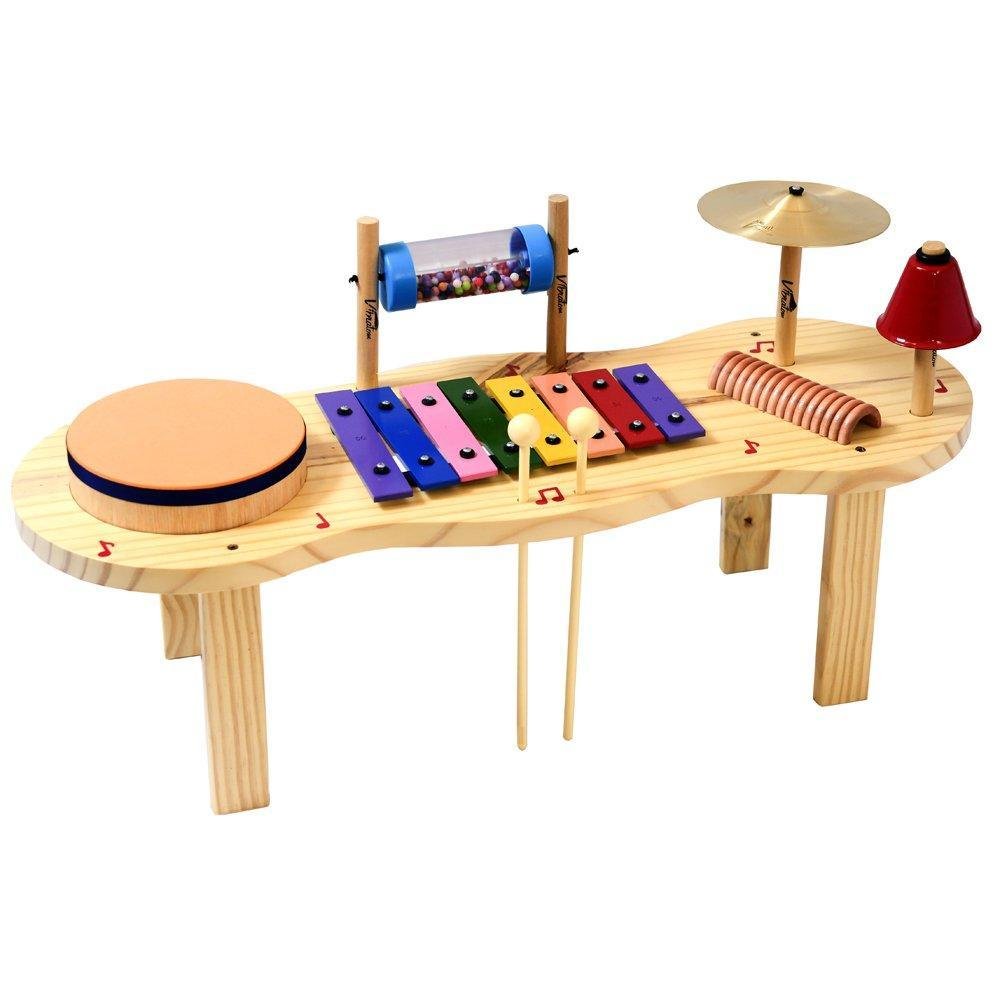 Pequena Percussão Baby - Madeira - P3696 - Vibratom | KaBuM!