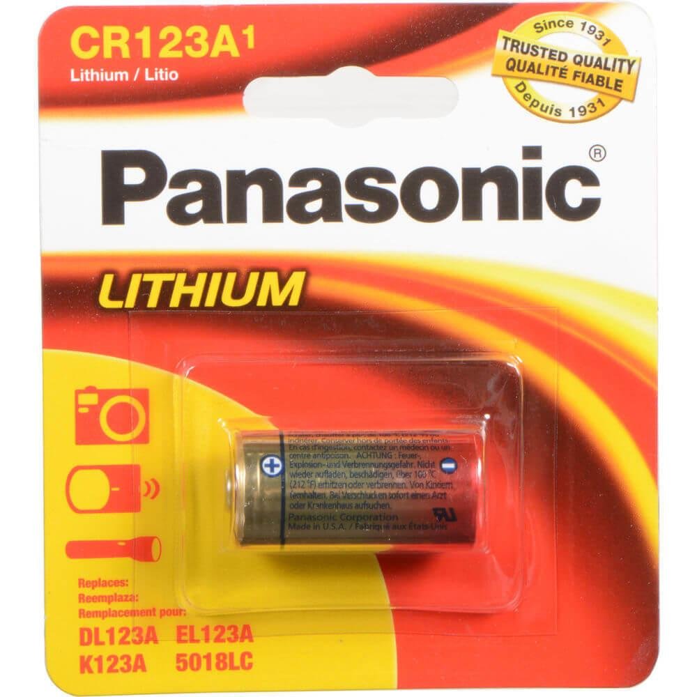 Bateria Panasonic CR123A 3V 1550MAH KaBuM