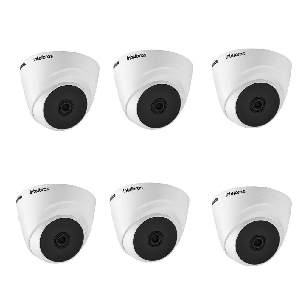 Kit 6 Câmeras De Segurança Dome Intelbras | KaBuM!