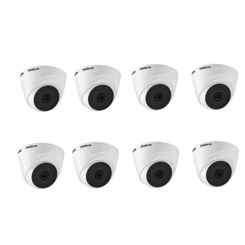 Kit 8 Câmeras De Segurança Dome Intelbras Hd Vhl | KaBuM!