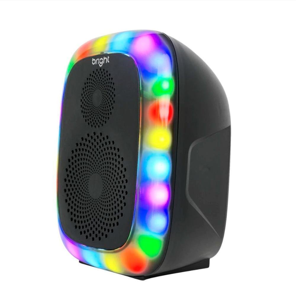 Caixa De Som Bright Color Boom RGB Bivolt | KaBuM!