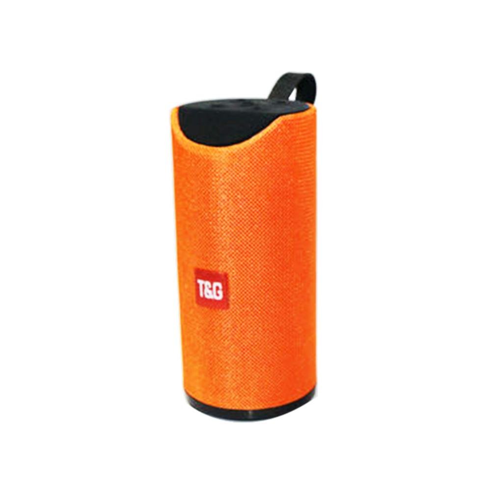 Caixa De Som Bluetooth Portátil T&g 113 Aux P2 Usb, Laranja. | KaBuM!