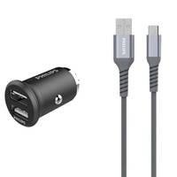 Carregador Veicular Philips Turbo 3.8a/24w + Cabo USB | KaBuM!