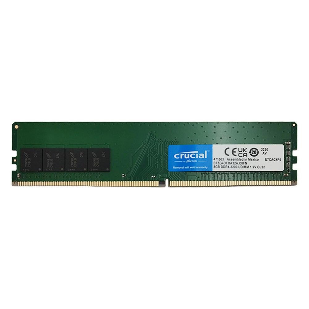 Memória 8gb Crucial Ddr4 3200mhz Cl22 KaBuM