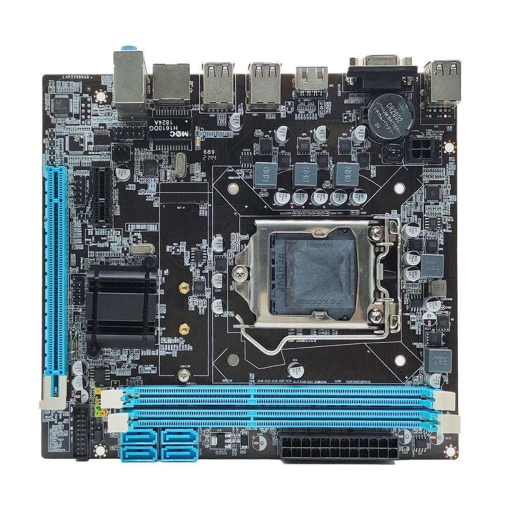 Placa-Mãe Bluecase LGA 1155 Intel H61, mATX, DDR3 16GB, Preto - BMBH61 ...
