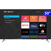 Smart TV Aoc 50 Polegadas DLED VA 4K UHD KaBuM