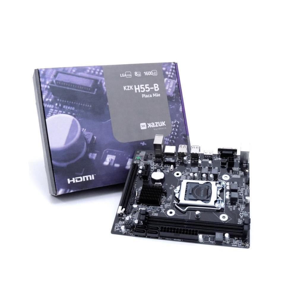 Placa-Mãe Kazuk, Intel LGA 1156 H55, DDR3