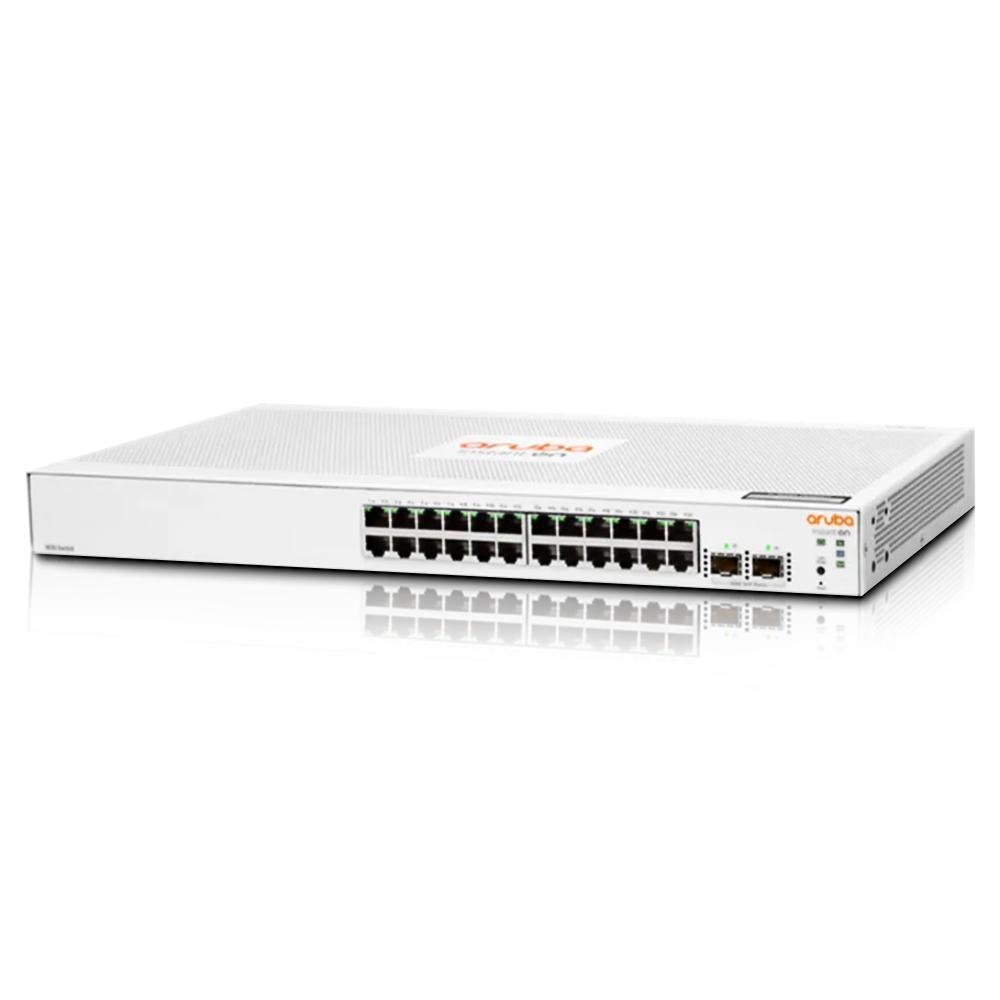 Switch 24 Portas 10/100/1000 Hp Aruba Gibabit +2 Sfp Gerenciavel Rack ...
