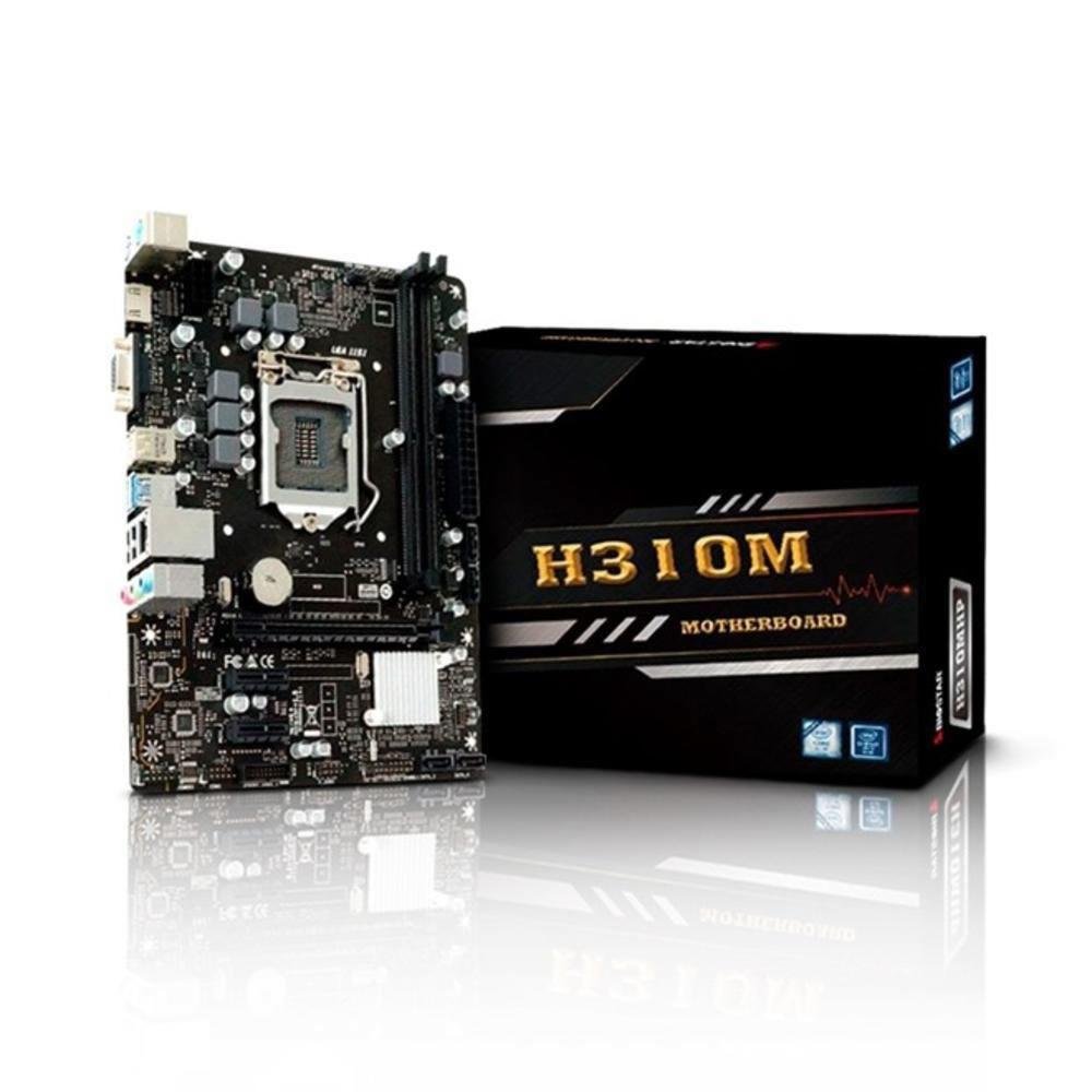 Placa Mãe, Intel 1151, H310Mhp, DDR4 HDMI/VGA, 9a Geração, H310Mhp ...
