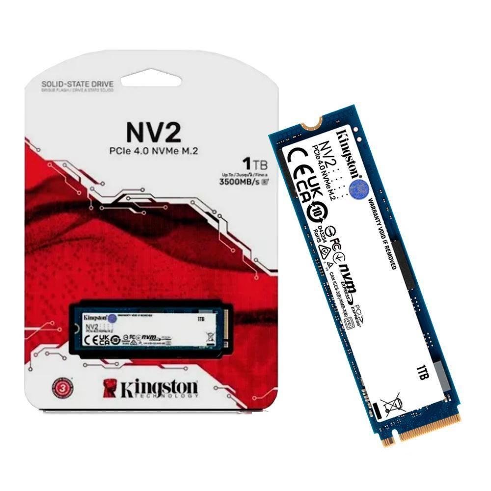 SSD 1TB Kingston Nv2 M2 2280 PCIe NVMe KaBuM