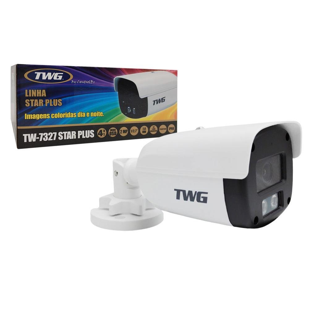 Câmera Dome Twg Tw-7645 HD, Full HD, 4x1, 2mp, 1/2.7” Cmos, 2.8mm, 2 ...