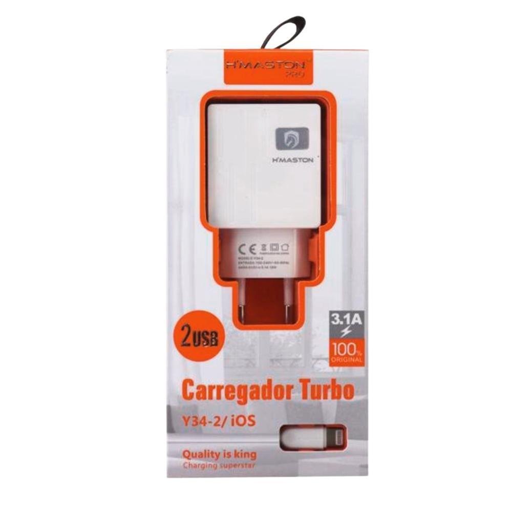 Carregador de Tomada com Cabo USB IOS KaBuM
