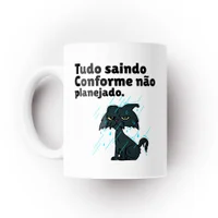 Caneca Tudo Saindo Geek nerd KaBuM