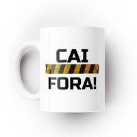 Caneca ''Cai Fora'' Geek nerd | KaBuM!