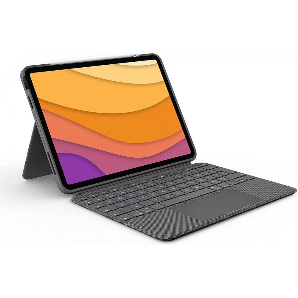 Capa Com Teclado Logitech para Ipad Air De 10.9 | KaBuM!