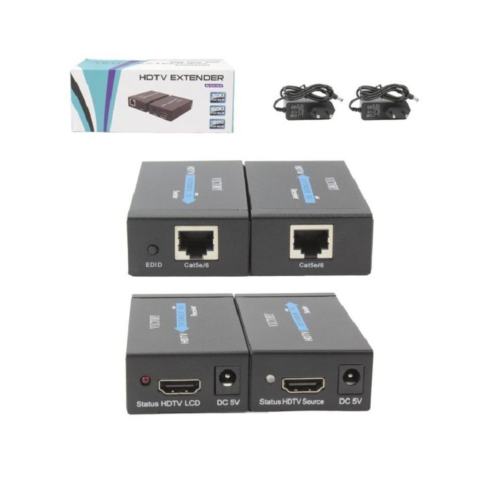 Adaptador Generico Extensor HDMI Cat5 Cat6 KaBuM