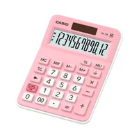 Calculadora De Mesa Casio Mx12bpk 12 Dígitos Rosa