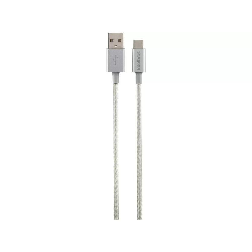 Cabo USBC 15m Intelbras Euac15nb Branco KaBuM