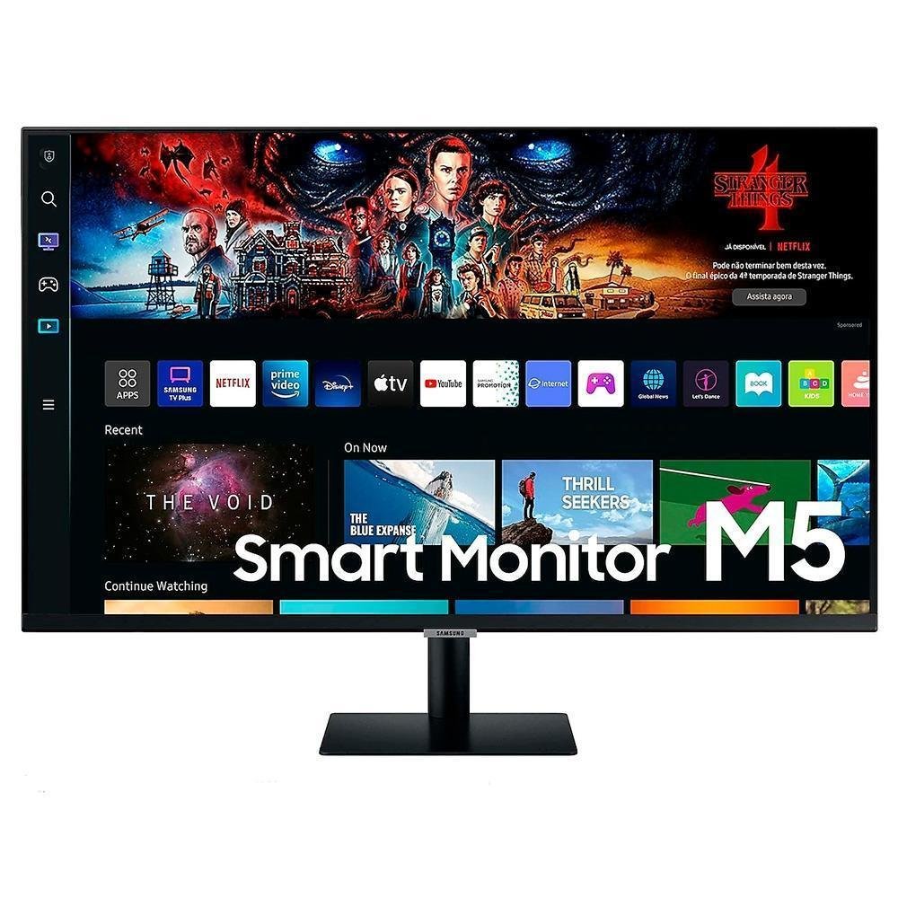 Monitor Samsung M5 27 FHD HDR 60Hz 4Ms KaBuM