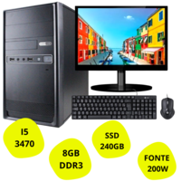 Pc Completo I5 8GB SSD 240GB Monitor 19 KaBuM