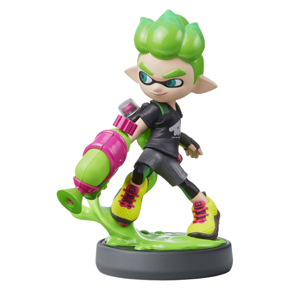 Action Figure Amiibo Splatoon Inkling Boy KaBuM