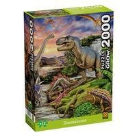 Puzzle Grow 2000 Peças Dinossauros | KaBuM!