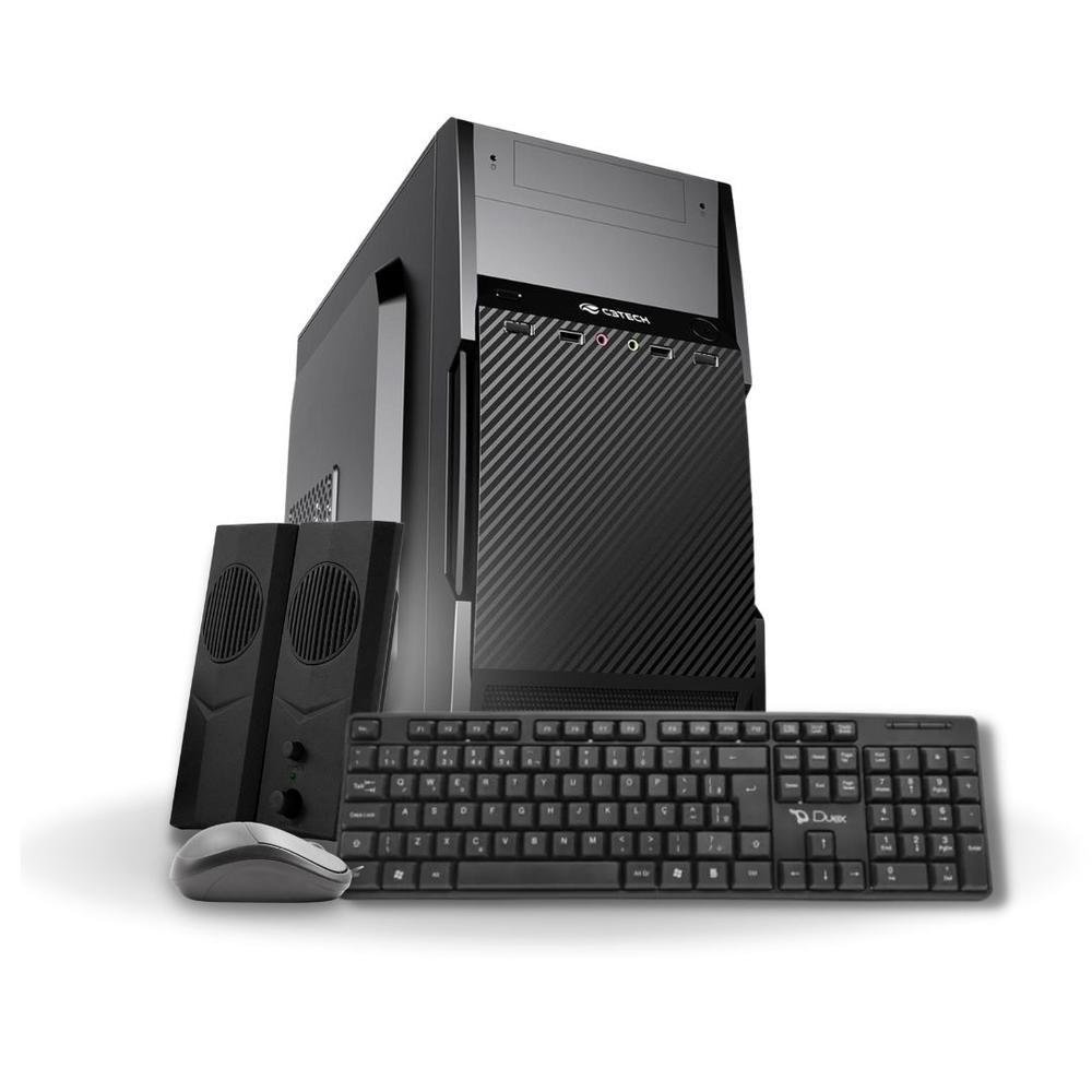 Kit Gabinete + Fonte + Teclado + Mouse + Caixa De Som| KaBuM!