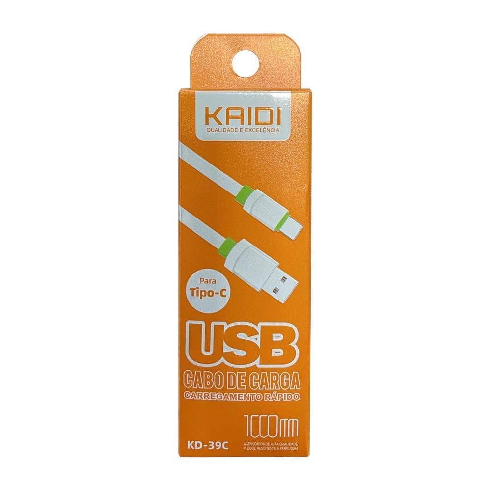 Cabo De Dados Kaidi Kd39c USB TipoC KaBuM